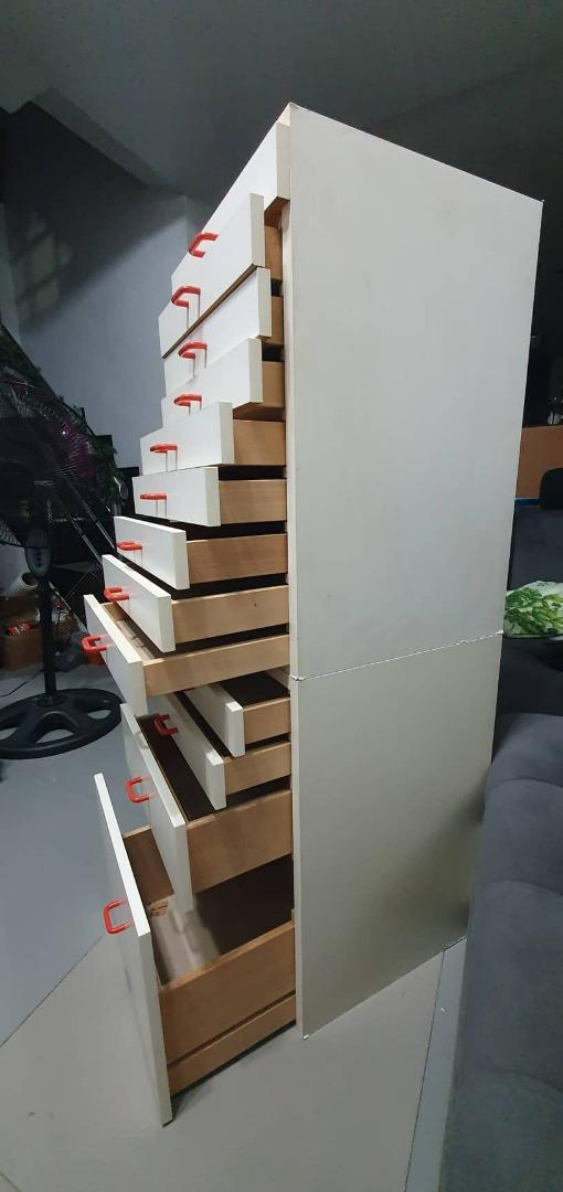 Elegant Multi Chest Drawers (Interchangeable), Furniture & Home Living ...