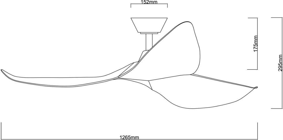 *NEW ARRIVAL* Fanco Huracan 52" Designer Style DC Ceiling Fan 6 Speed ...