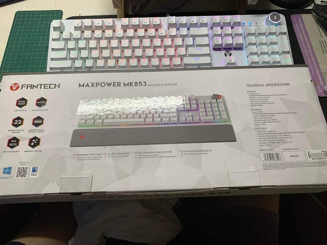 Fantech MK853 MAXPOWER Mechanical Gaming Keyboard, Computers & Tech ...