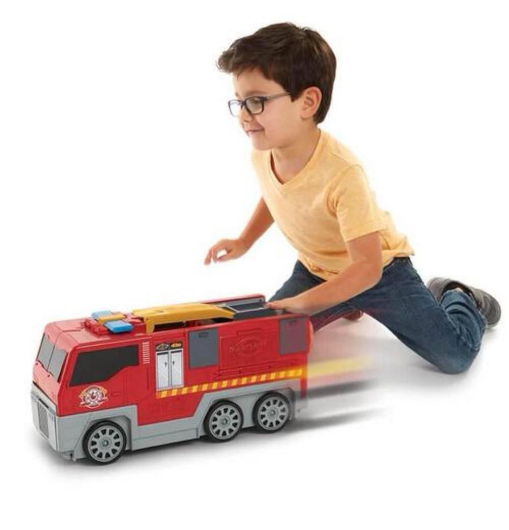 Fast Lane 2-in-1 Fire City Playset Jumbo Fire Truck PlayStation ...