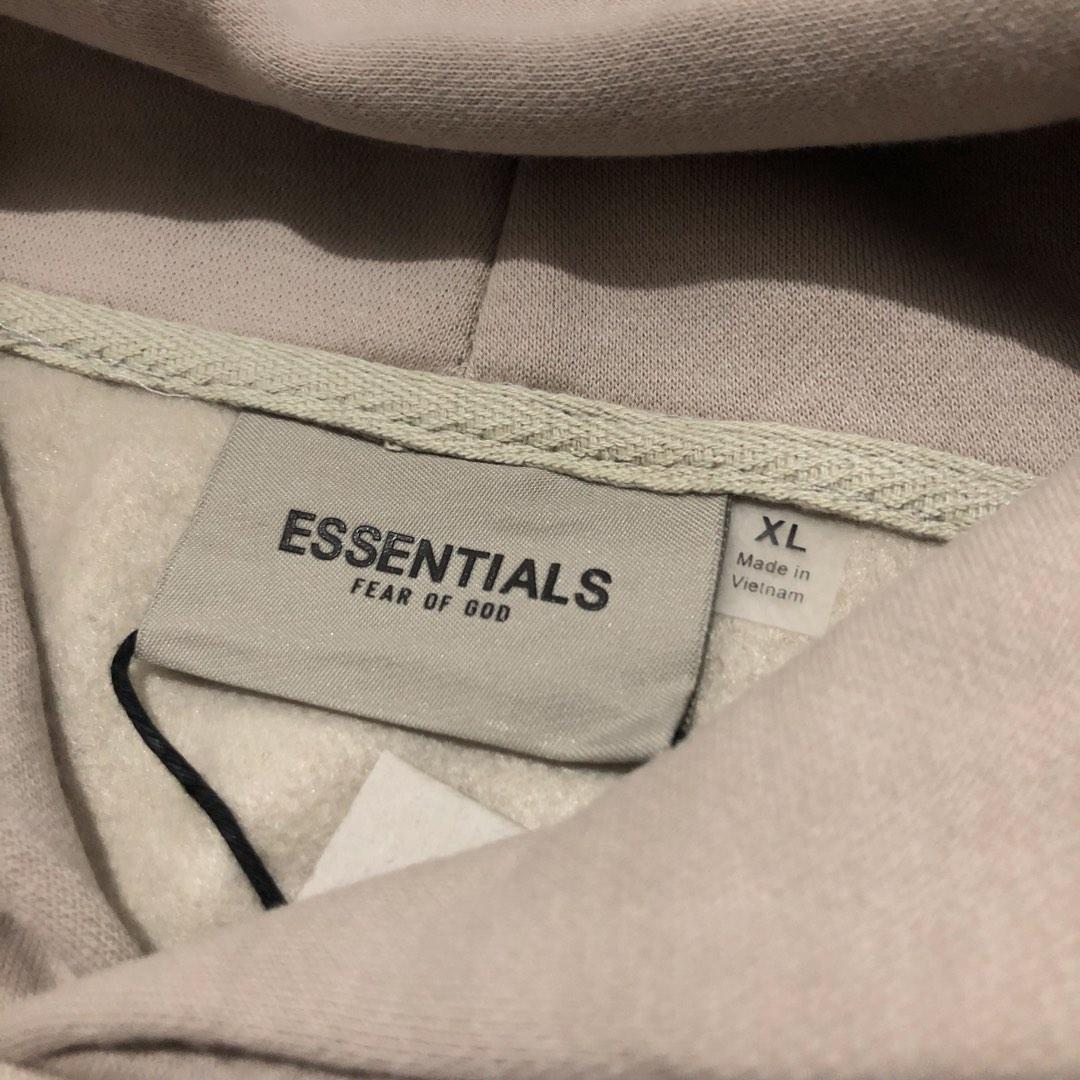 Fear of God Essentials SS21 Hoodie (Pistachio colorway), Men's Fashion ...