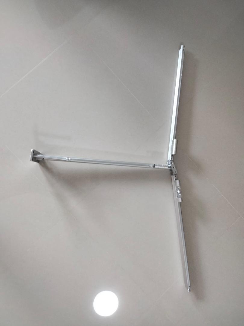 Foldable T-shaped clothes hanger rack, Furniture & Home Living, Home ...