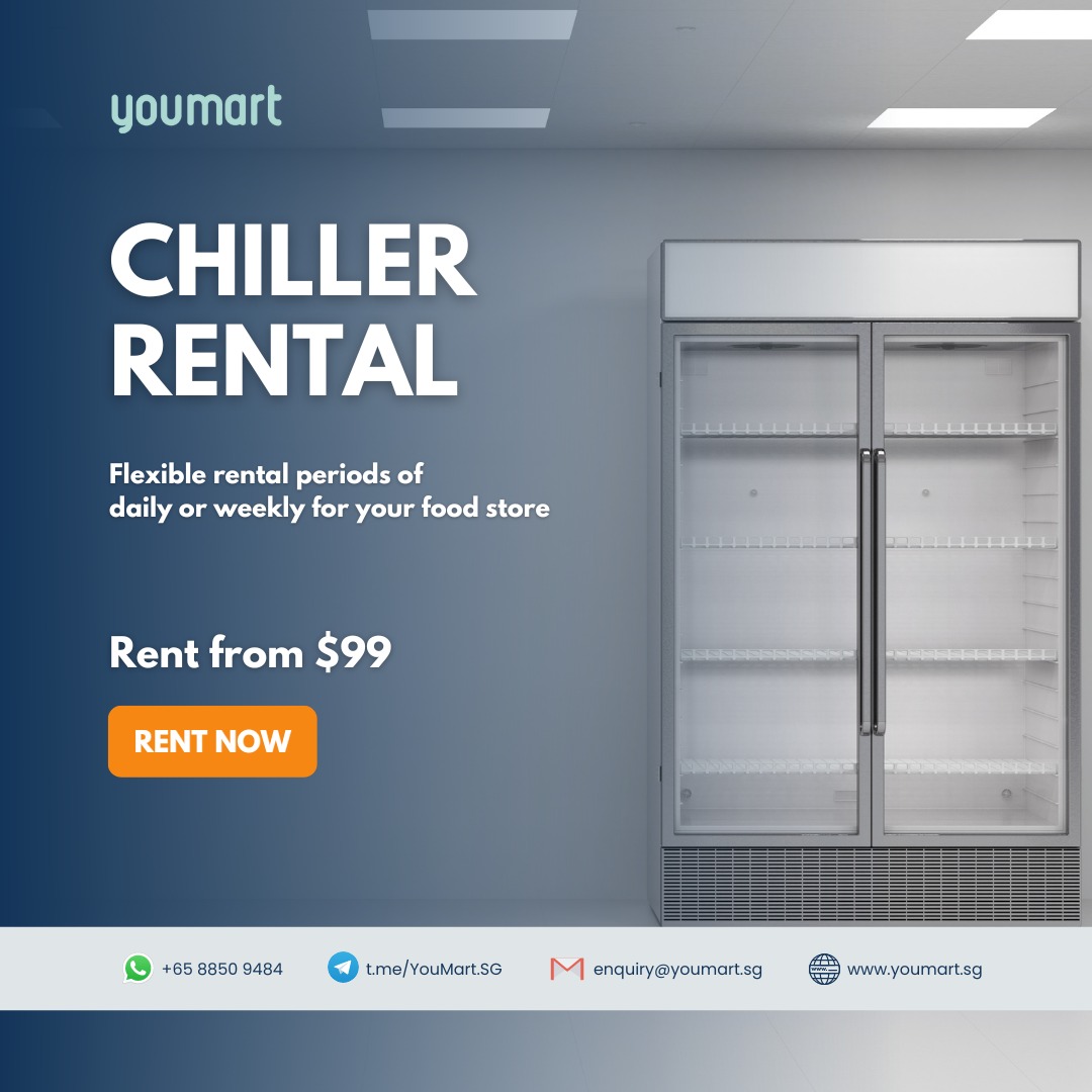 Food & Drinks Chiller Showcase for Food Stalls and Store : Daily or ...