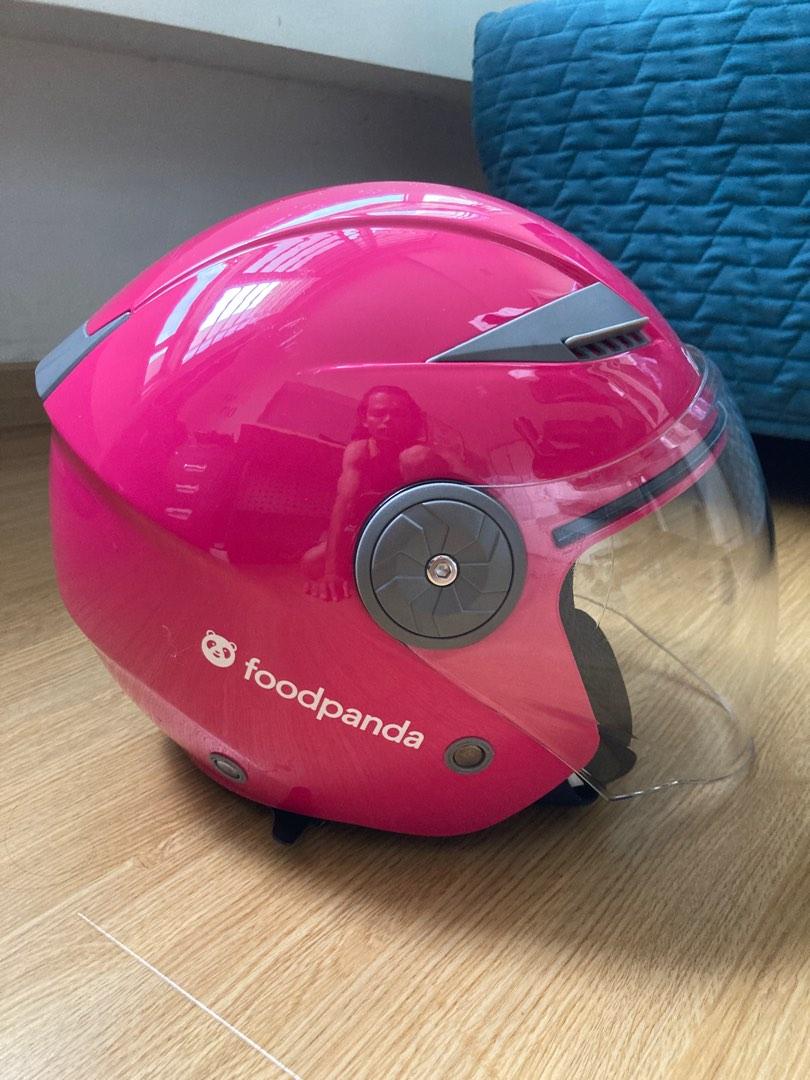 Foodpanda Helmet, Motorcycles, Motorcycle Apparel on Carousell