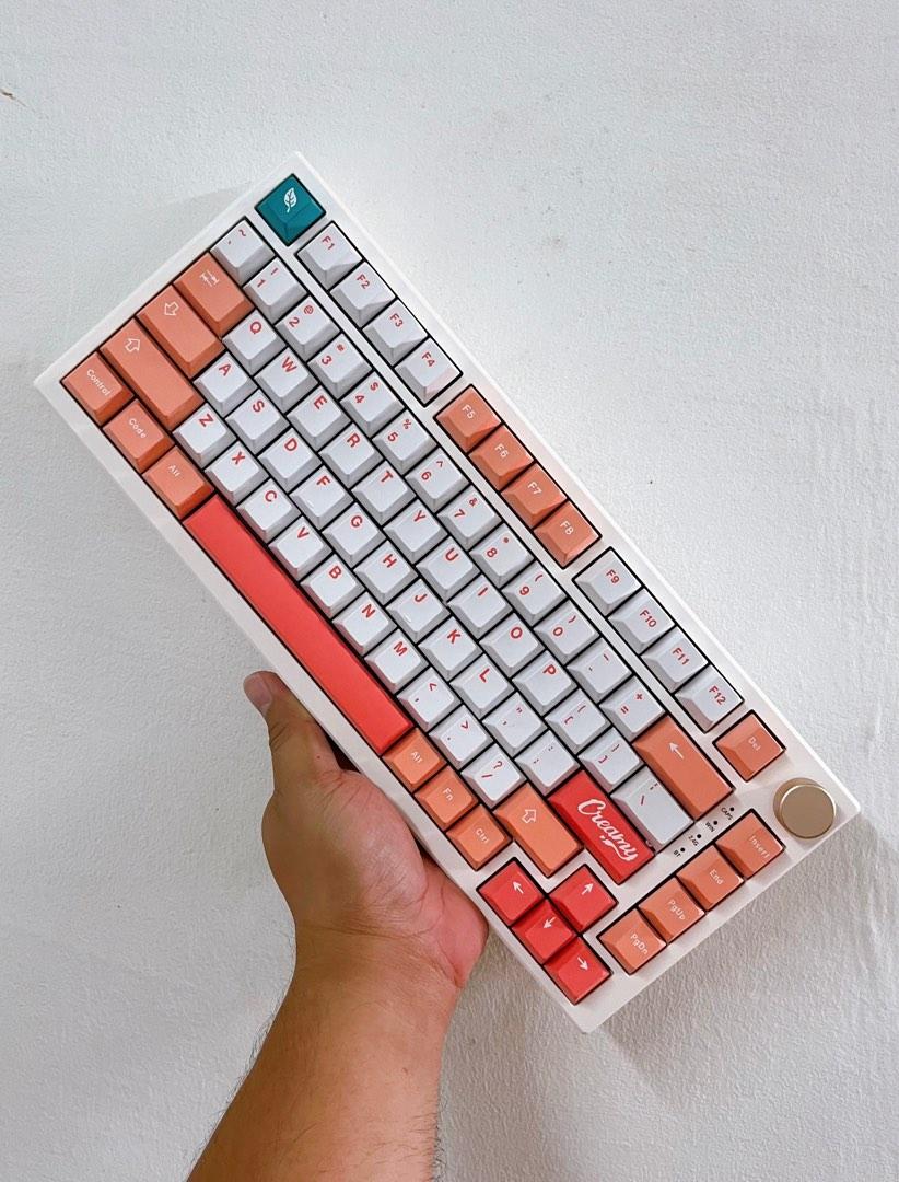 Fully modded 75% Hot-Swappable Gasket mounted Custom Mechanical keyboard, Computers & Tech ...