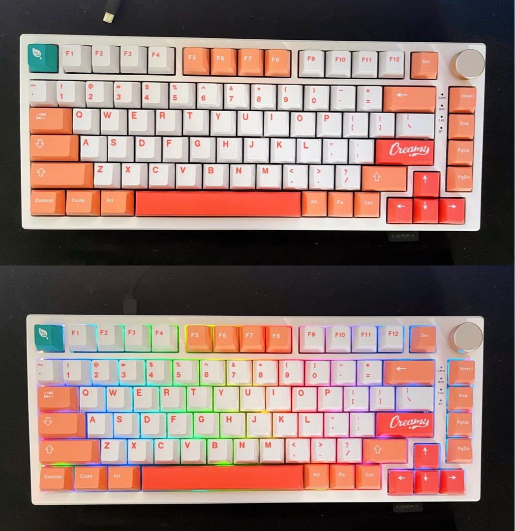 Fully modded 75% Hot-Swappable Gasket mounted Custom Mechanical ...