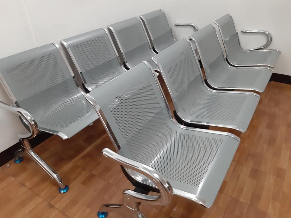 Gang chair 4 seater | office furniture, Furniture & Home Living, Office ...