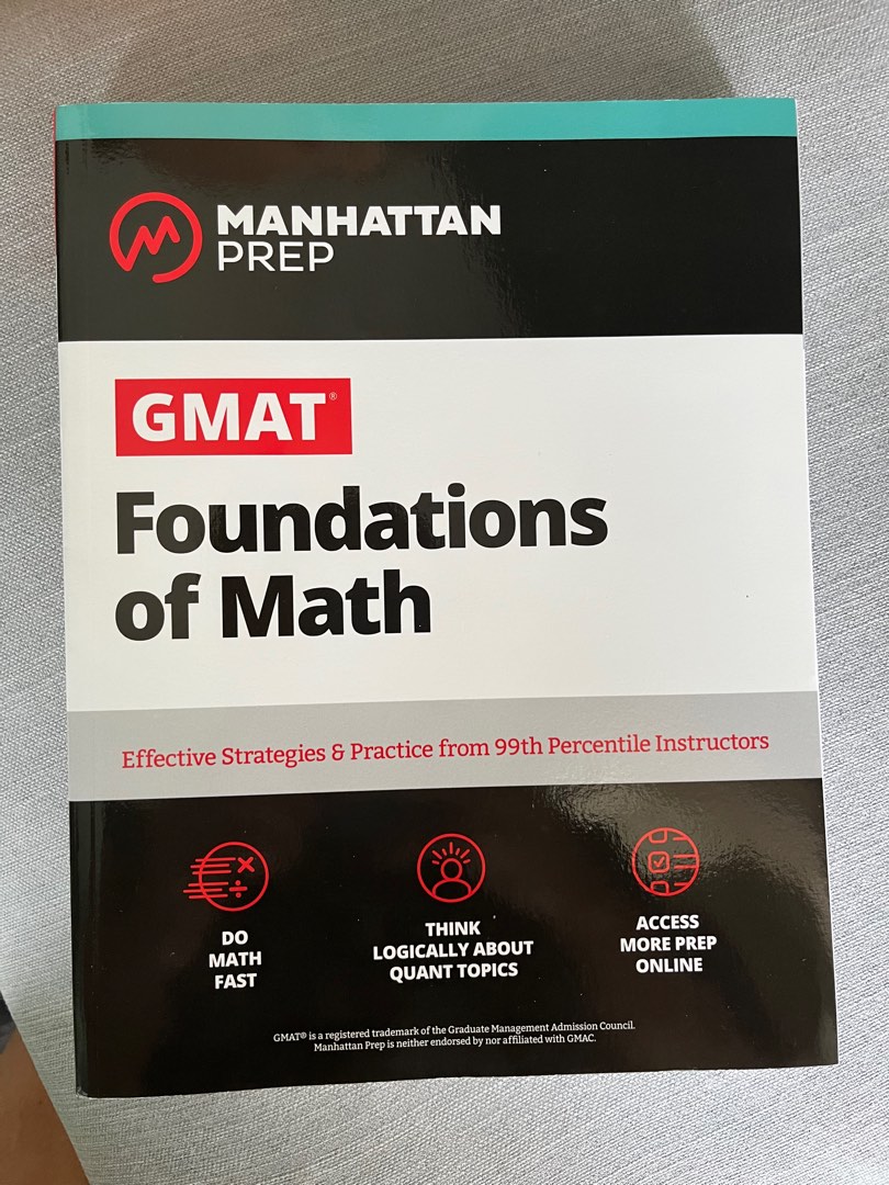 GMAT Foundations of Math, Hobbies & Toys, Books & Magazines, Assessment Books on Carousell