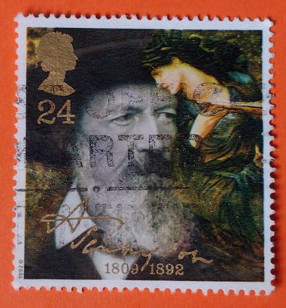 Great Britain 1992 : Alfred Lord Tennyson , leading English Victorian ... Great Britain 1992 : Alfred Lord Tennyson , leading English Victorian ...