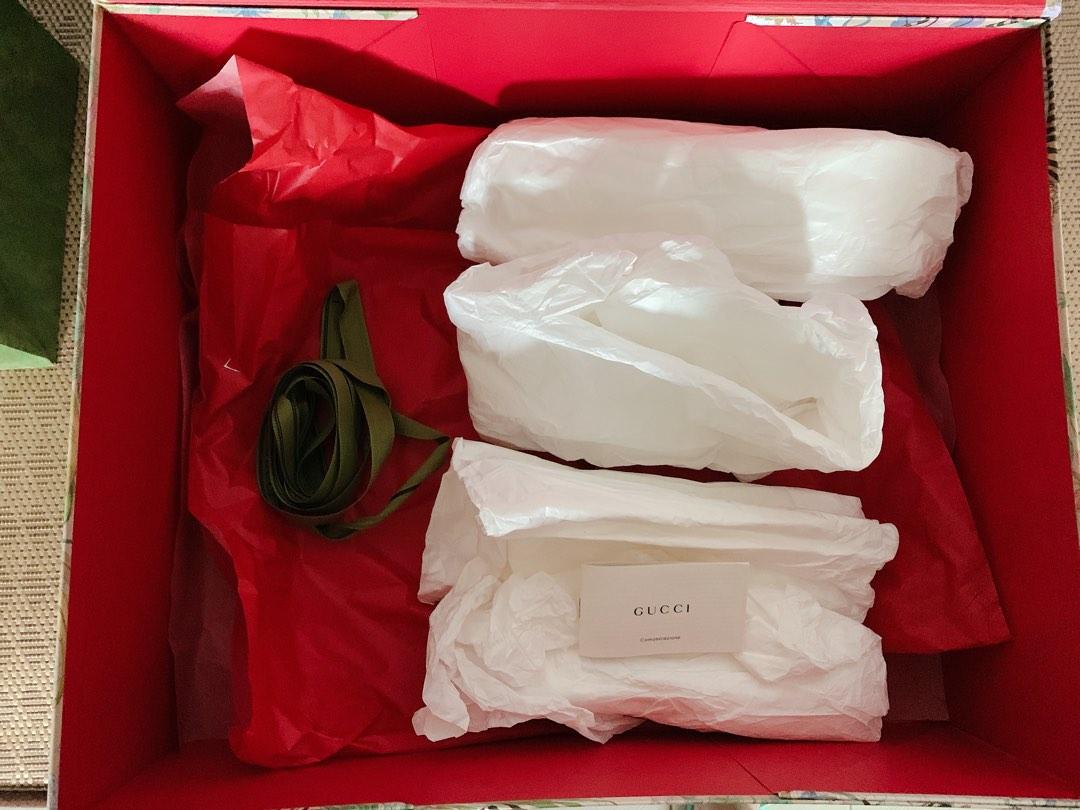 gucci packaging box red