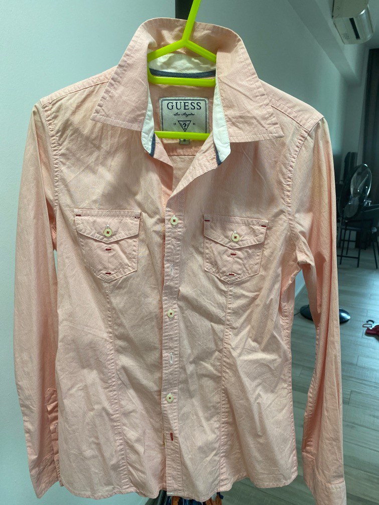 Guess top, Women's Fashion, Tops, Blouses on Carousell