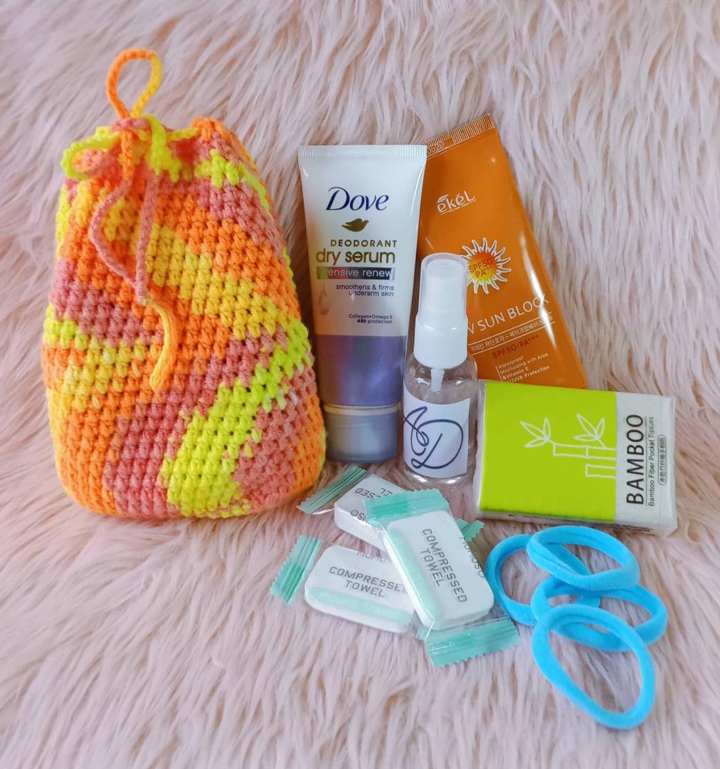 Hand Craft Crochet Multi Purpose Pouch!, Women's Fashion, Bags ...