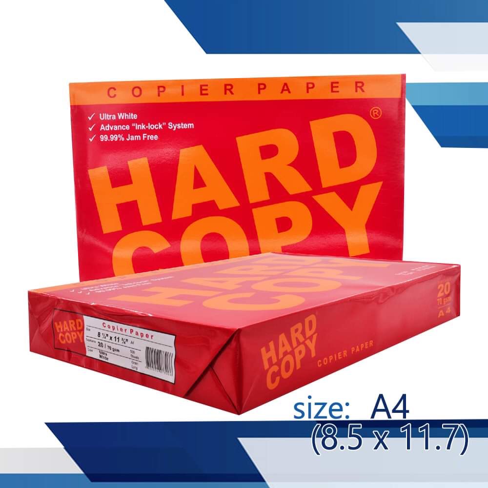 Hard Copy Bond Paper /A4size 1 Ream, Hobbies & Toys, Stationary & Craft, Stationery & School ...
