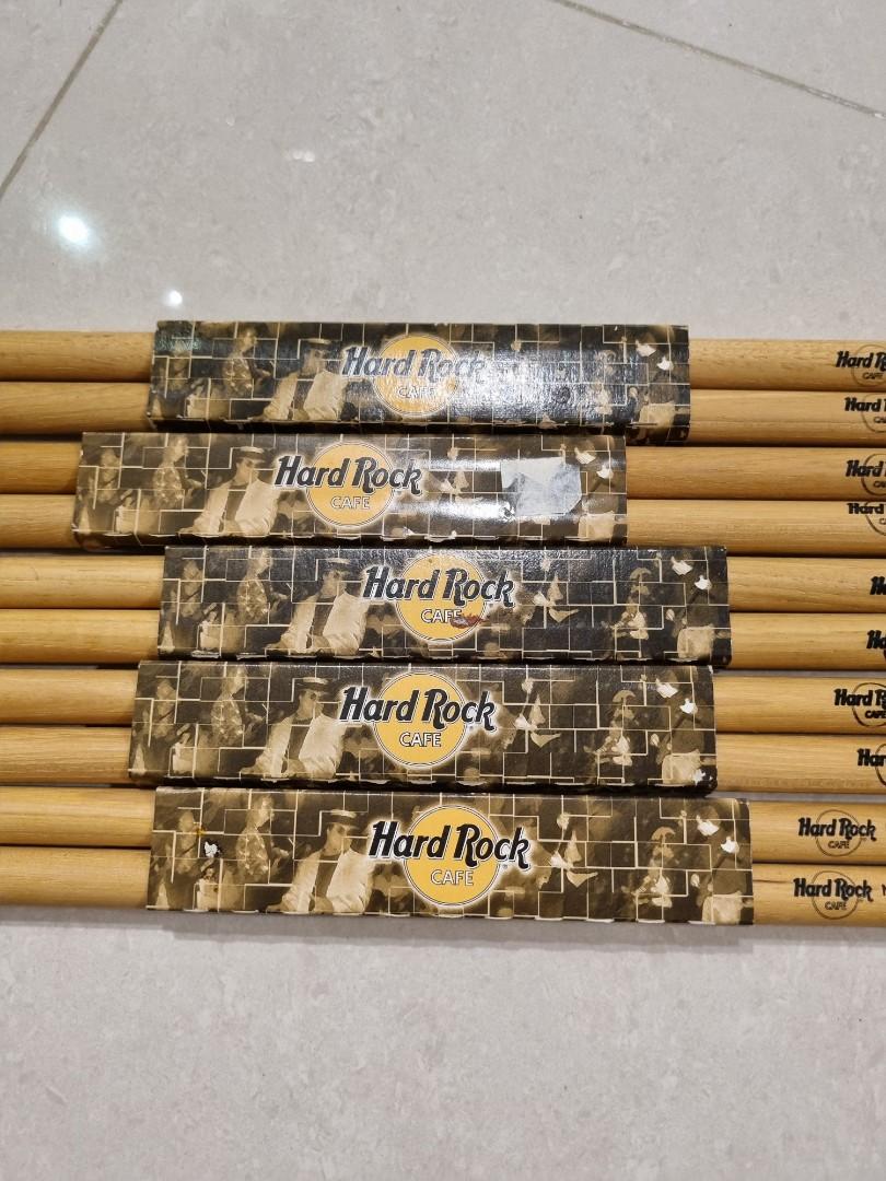Hard Rock Cafe Memorablia Drum Sticks, Hobbies & Toys, Music & Media ...
