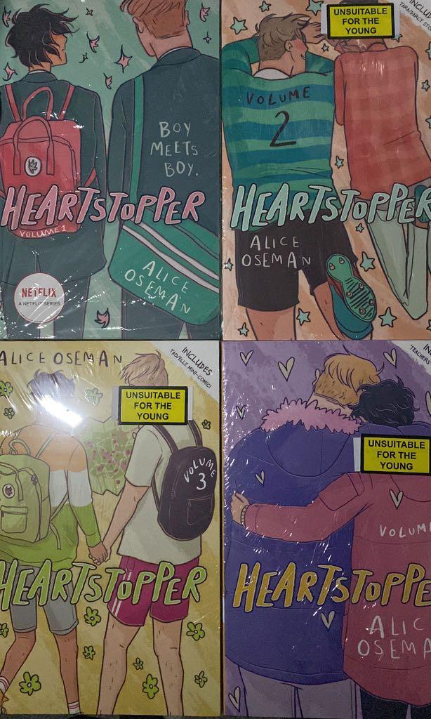 HEARTSTOPPER Volume 1 - 4 Paper-back, Hobbies & Toys, Books & Magazines ...