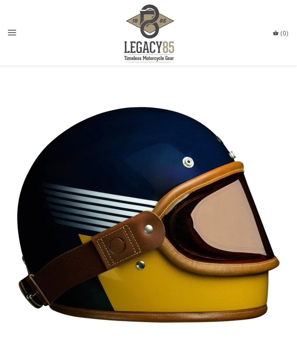 Hedon legacy 85 classic helmet with visor, Motorbikes, Motorbike Parts ...