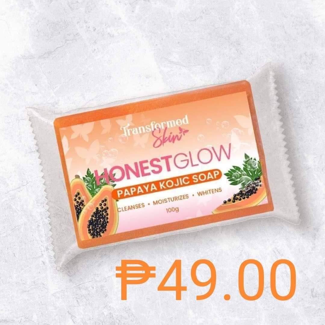 Honest Glow Kojic Papaya Soap, Beauty & Personal Care, Bath & Body ...