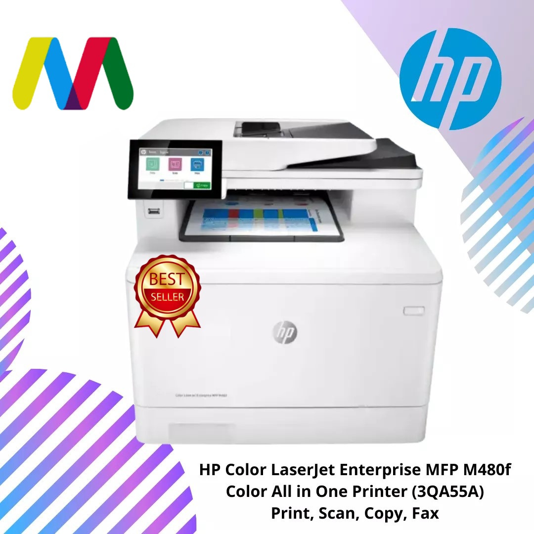 HP M480f Colored Laserjet MFP printer, Computers & Tech, Printers ...