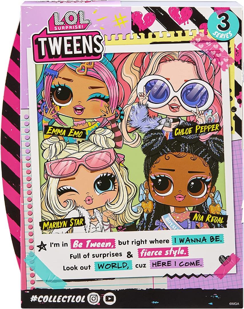 LOL Surprise Tween Series 3 Fashion Doll Emma Emo with 15 Surprises ...