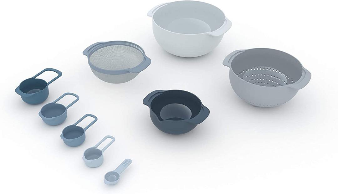 (instock) Joseph Joseph 9 Nesting Set with Mixing Bowls Measuring Cups ...