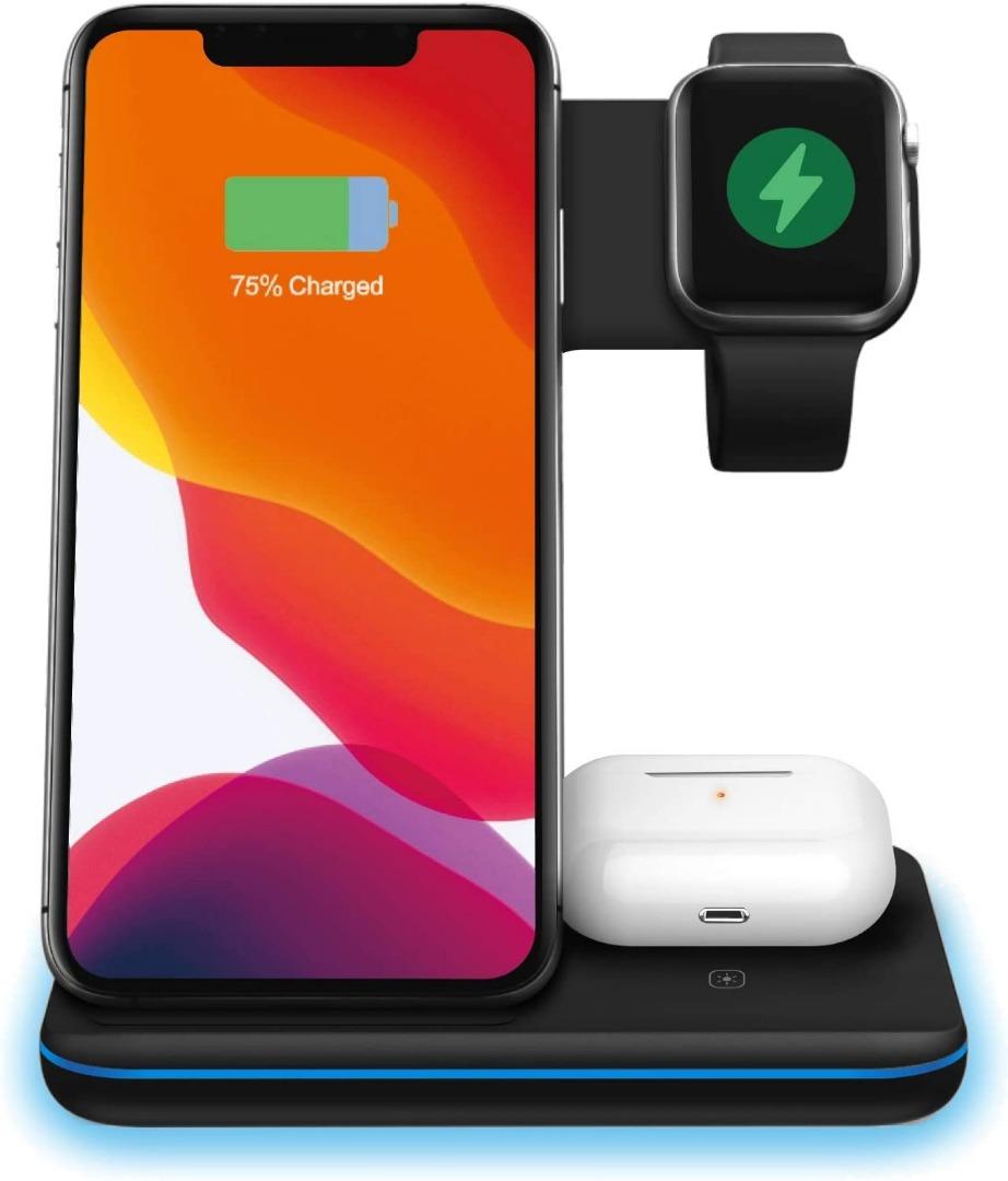(instock) SIKAICASE Wireless Charger 3 in 1 Wireless Charging Station ...