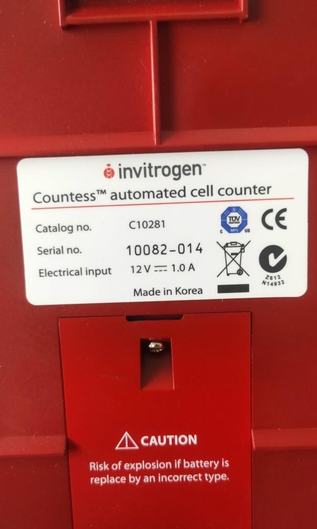Invitrogen Countess Automated Cell Counter For Sale @ $350 each ...