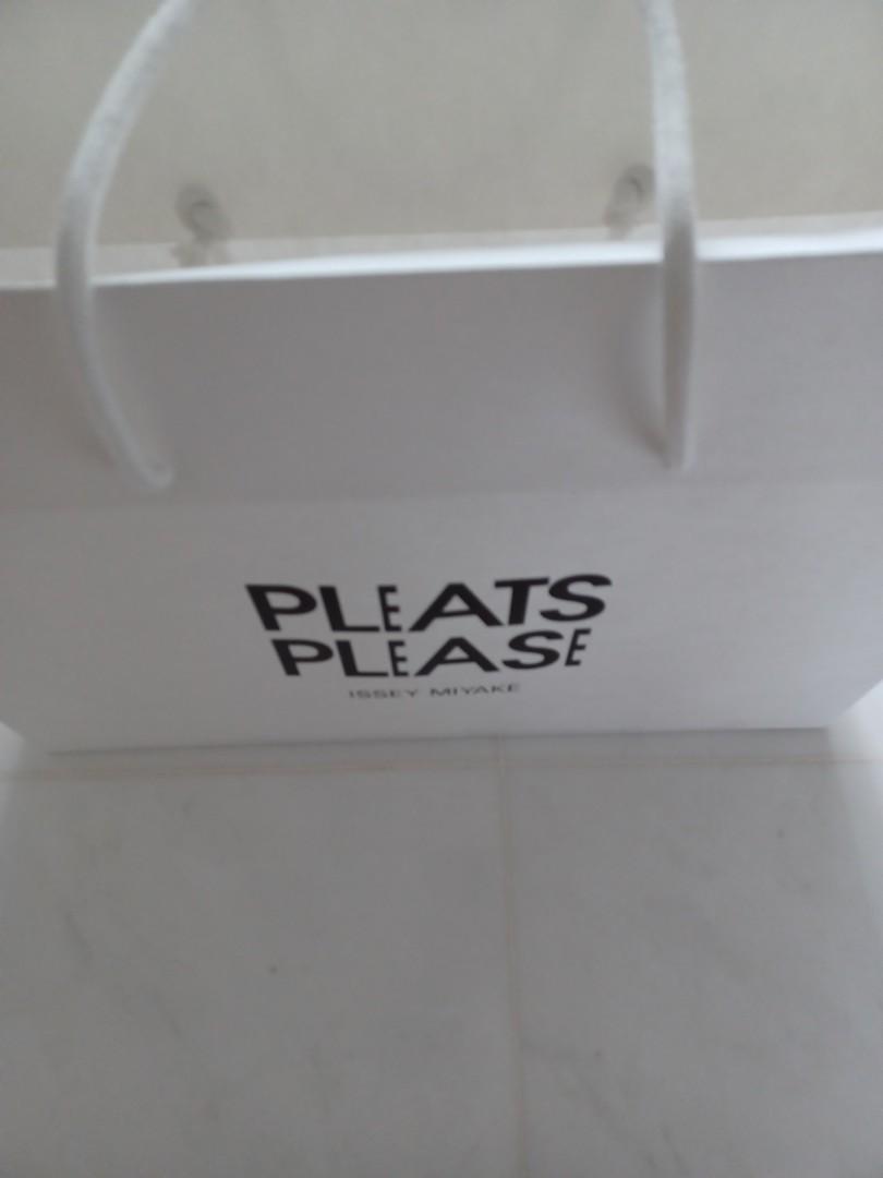 NEW! Issey Miyake "Pleats Please" @$10 /"Homme Plisse" @$15 Paper Bags ...