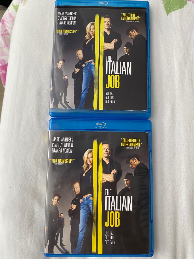 Italian Job Blu Ray, Hobbies & Toys, Music & Media, CDs & DVDs on Carousell