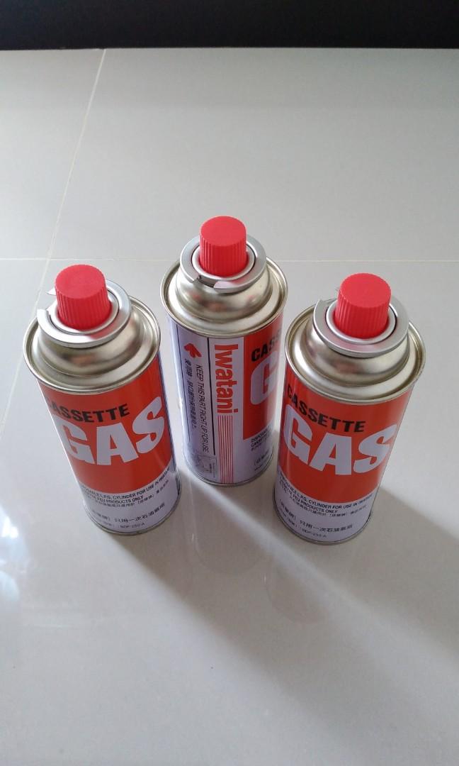 Iwatani Butane Gas 3 Pcs, Sports Equipment, Hiking & Camping on Carousell