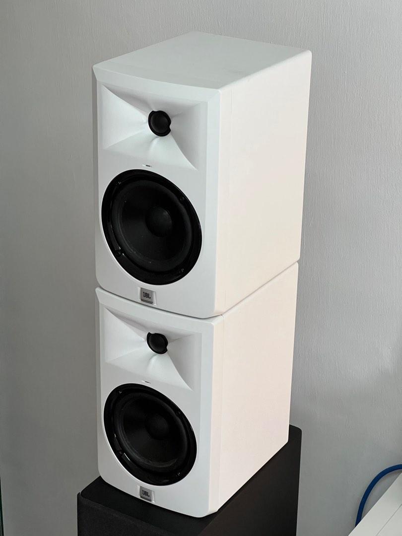 JBL LSR305 active speakers in white, Audio, Soundbars, Speakers ...