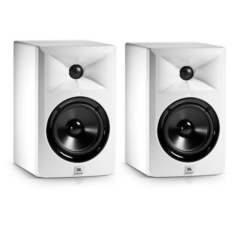 JBL LSR305 active speakers in white, Audio, Soundbars, Speakers ...