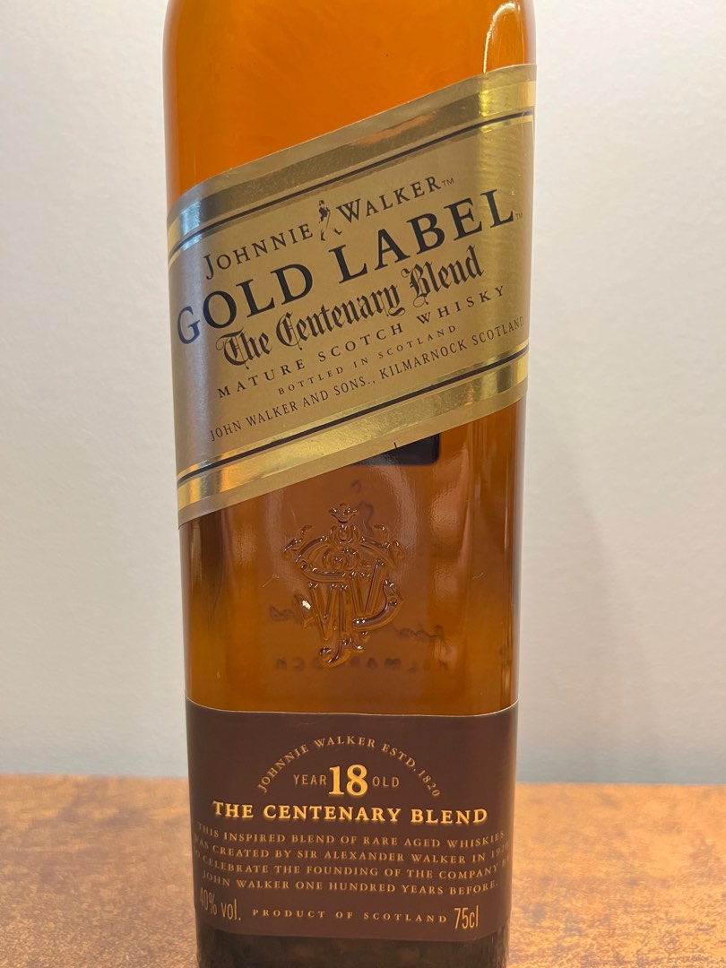 Johnnie Walker Gold Label 18 years, Food & Drinks, Alcoholic Beverages ...
