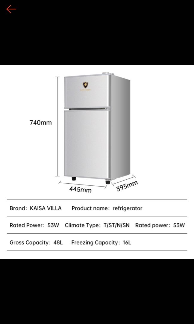 Kaisa Villa Mini Refrigerator, TV & Home Appliances, Kitchen Appliances ...