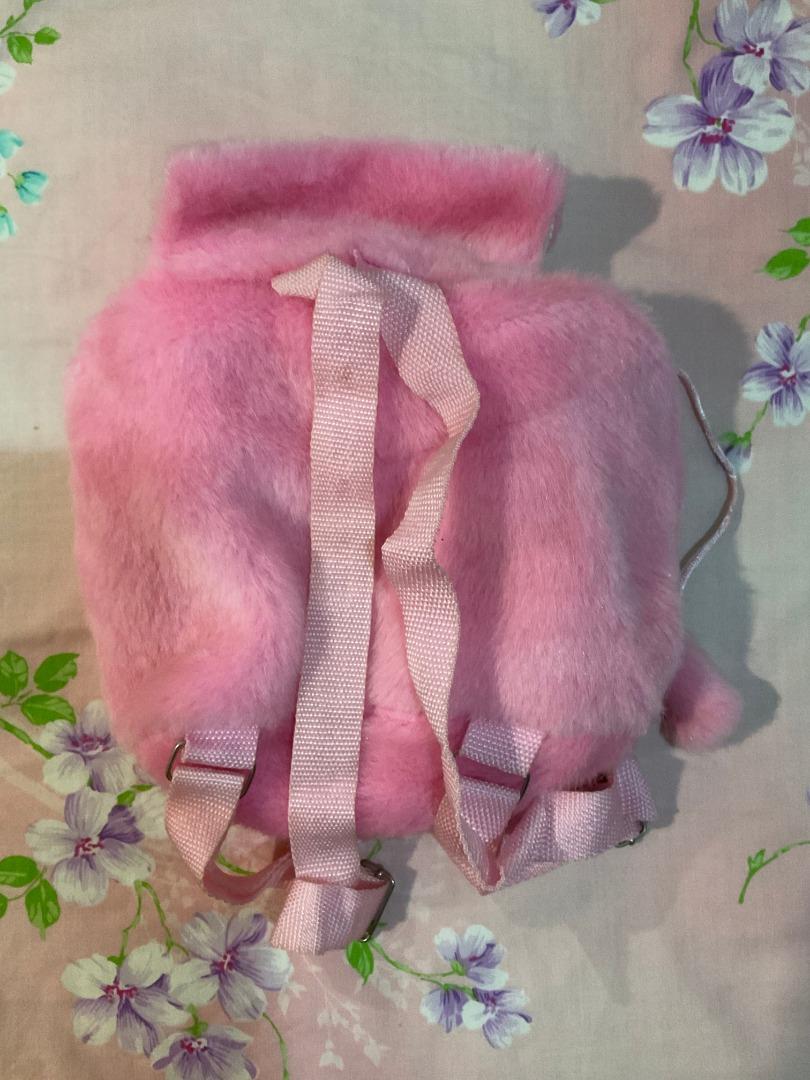 [HOT] Pink Extra Furry Barbie Backpack, Babies & Kids, Babies & Kids ...