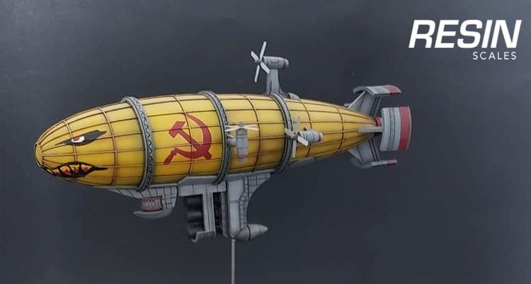 Kirov Airship Red Alert 2 1:350 Resin Kit, Hobbies & Toys, Toys & Games ...