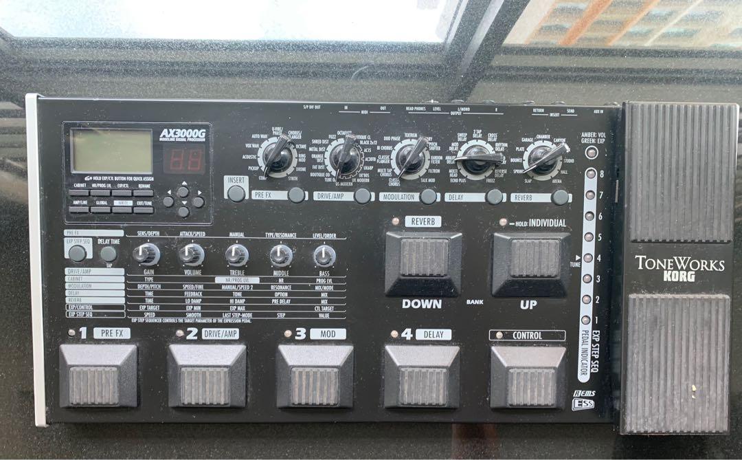 Korg AX3000G Multi Effects Guitar Pedal, Hobbies & Toys, Music & Media ...