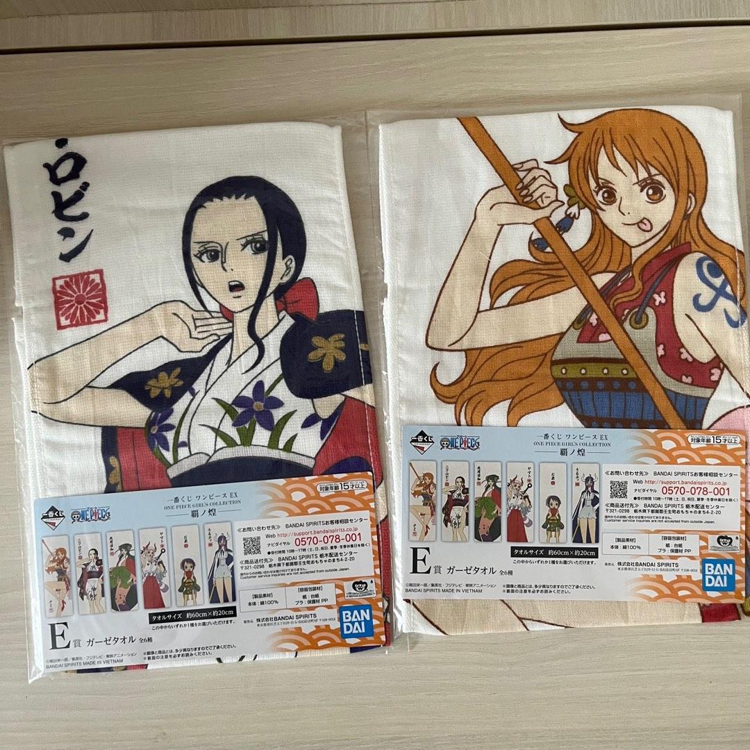 Kuji One Piece Girls Collection Glitter of HA Prize E towel, Hobbies ...