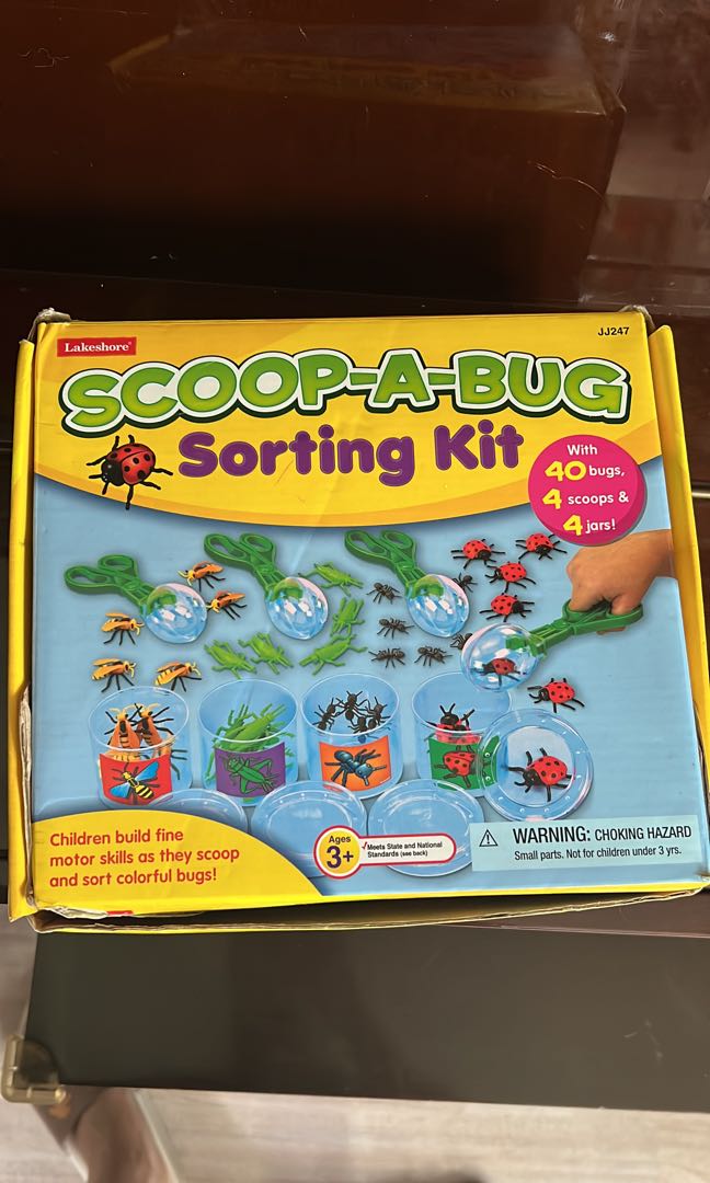 Lakeshore Scoop-a-bug sorting kit, 興趣及遊戲, 玩具 & 遊戲類 - Carousell