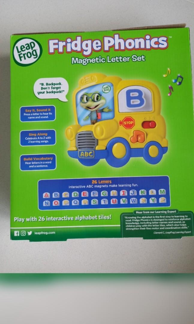 Leap frog fridge phonics, Babies & Kids, Infant Playtime on Carousell
