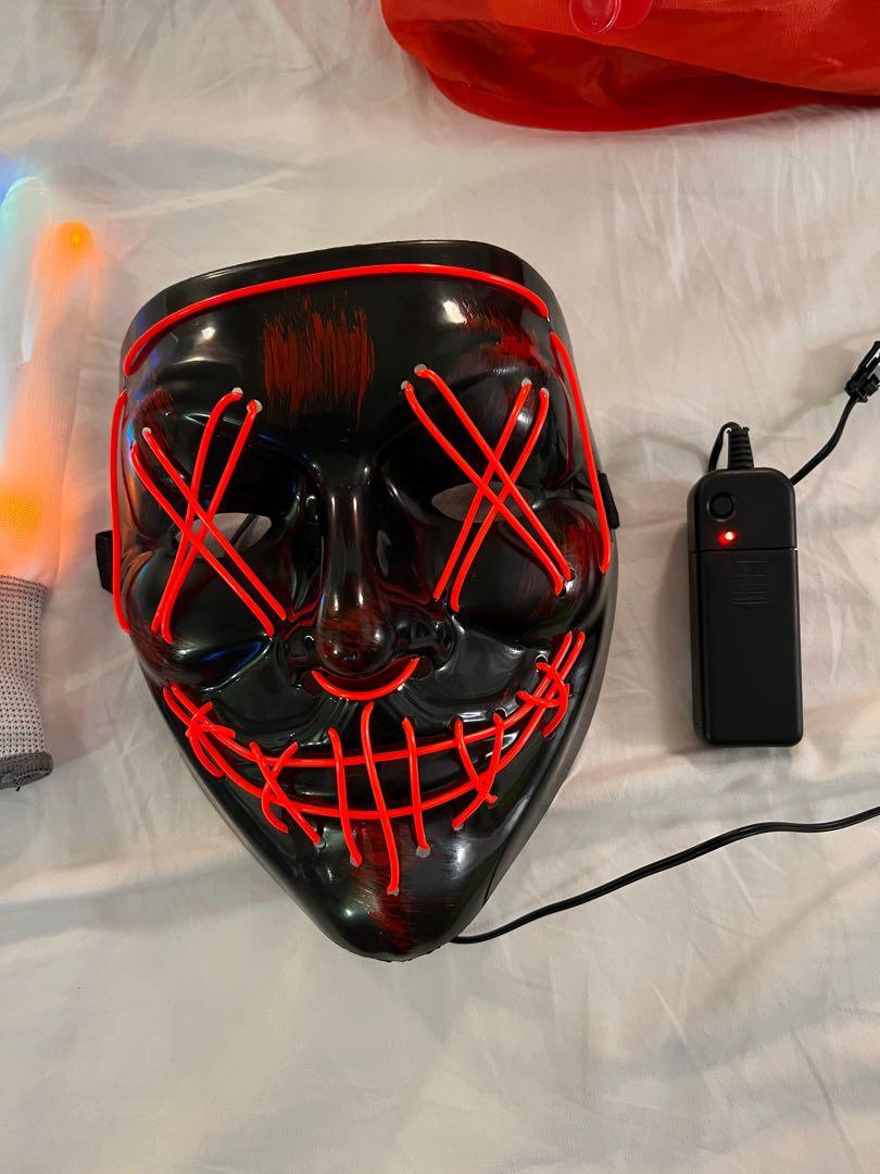 LED mask, Hobbies & Toys, Toys & Games on Carousell