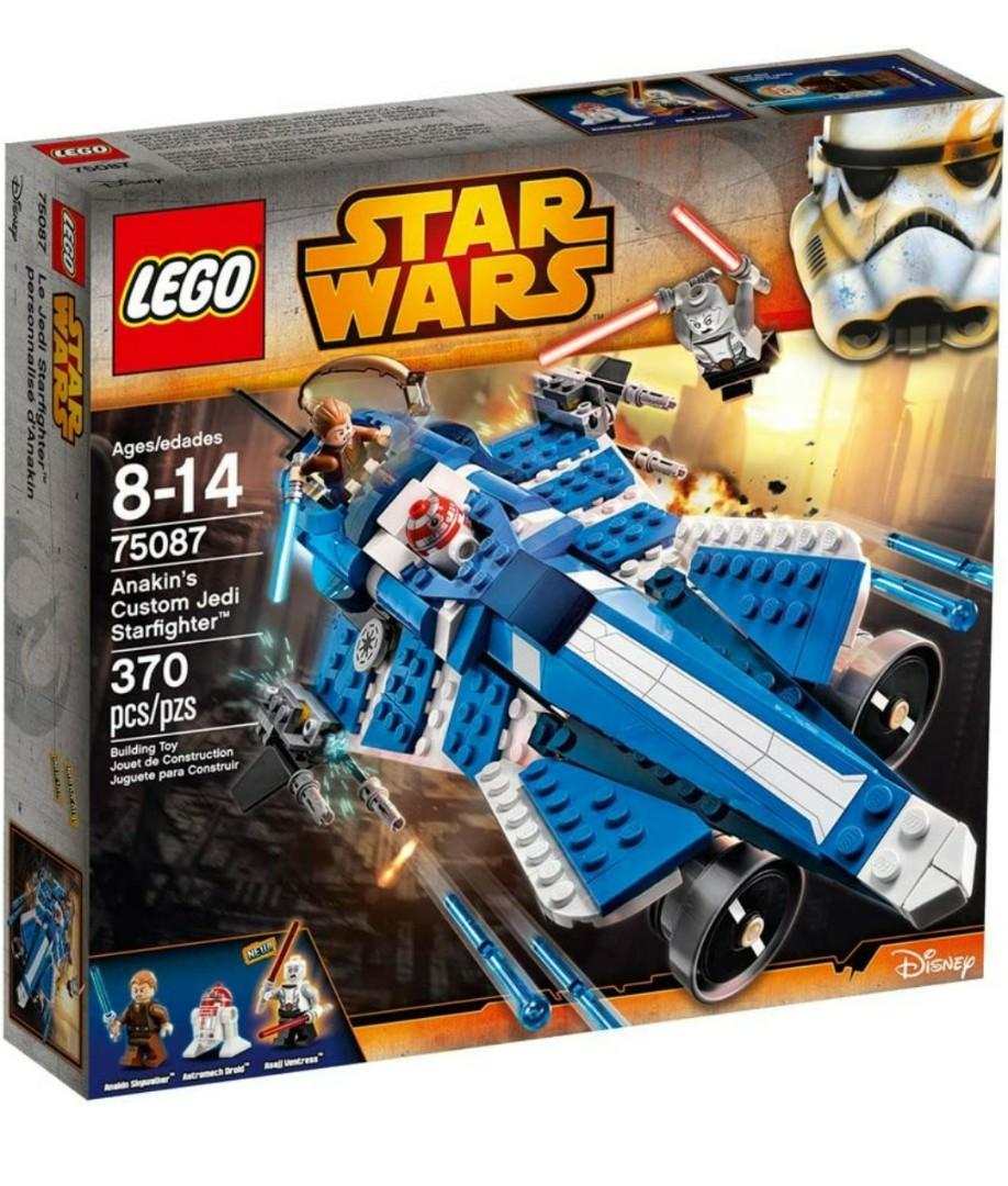 LEGO 75087 Star Wars Anakin's Custom Jedi Starfighter, Hobbies & Toys ...