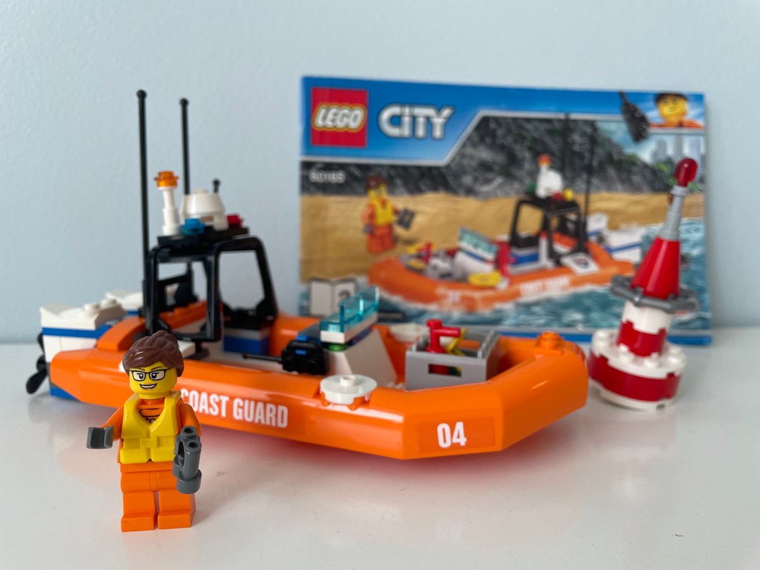 Lego coast guard boat 60165, Hobbies & Toys, Toys & Games on Carousell