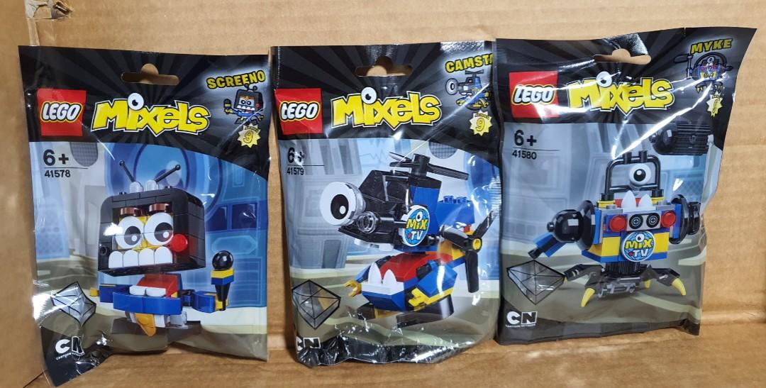 Lego Mixels Series 9 set of 3 sealed Screeno Camsta Myke, Hobbies ...