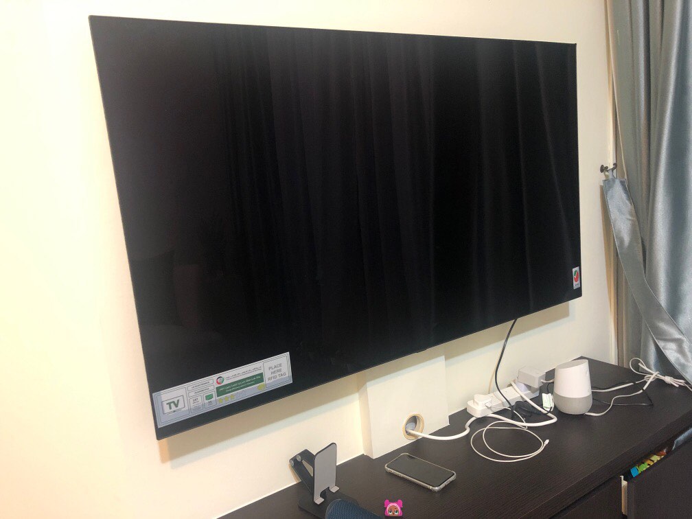 LG OLED 1 year old panel cracked, TV & Home Appliances, TV ...