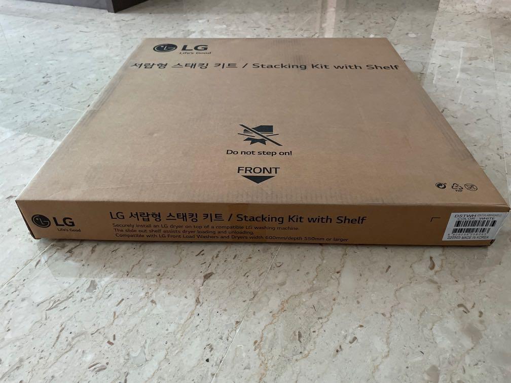 LG stacking kit with shelf, TV & Home Appliances, Washing Machines and ...