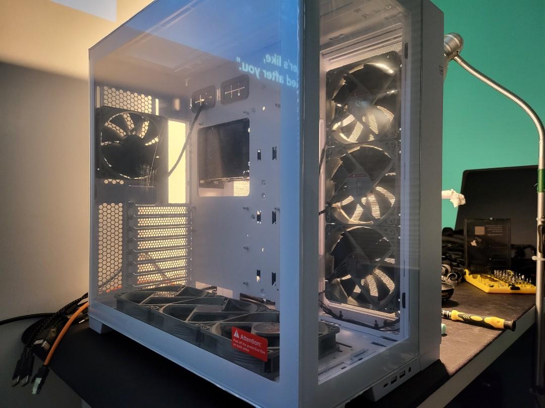 Lian Li O11 Dynamic Evo White (with 7x Noctua Fans), Computers & Tech ...