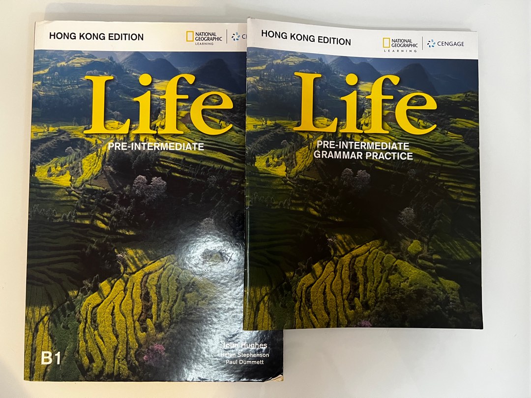Life pre-intermediate & grammar practice, 興趣及遊戲, 書本 & 文具, 教科書 - Carousell