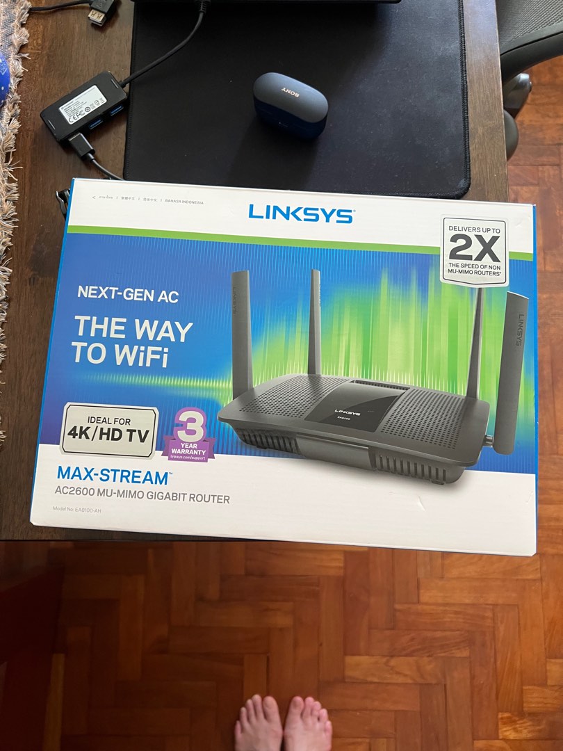 Linksys Max Stream AC2600 Router, Computers & Tech, Parts & Accessories ...