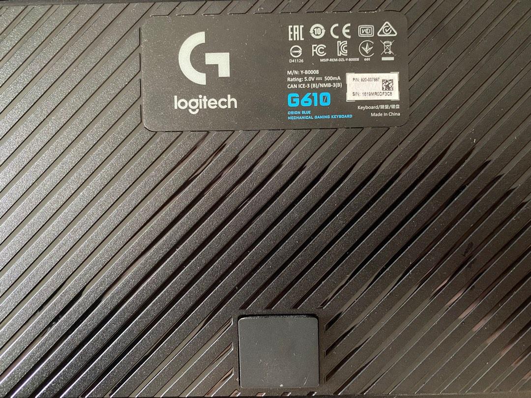 Logitech G610 Blue switch, Computers & Tech, Parts & Accessories ...