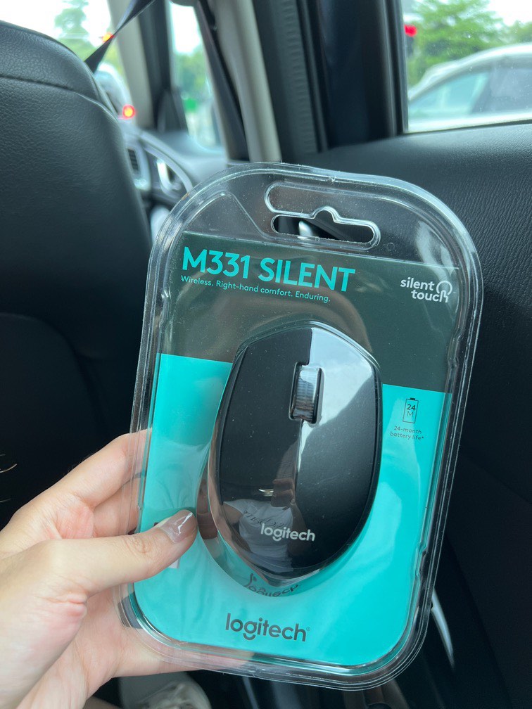 Logitech M331 Silent Touch Wireless Mouse, Computers & Tech, Parts ...